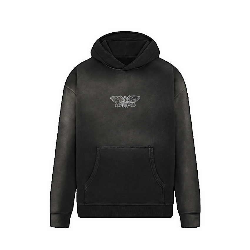 Cicada Embroidered Hoodie – LANDMVRKS APPAREL